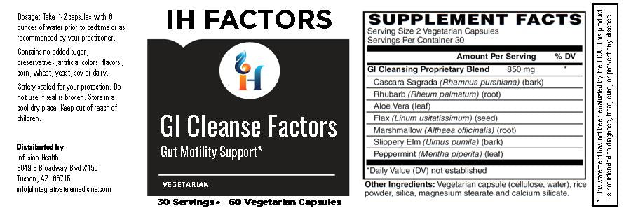 GI Cleanse Factors