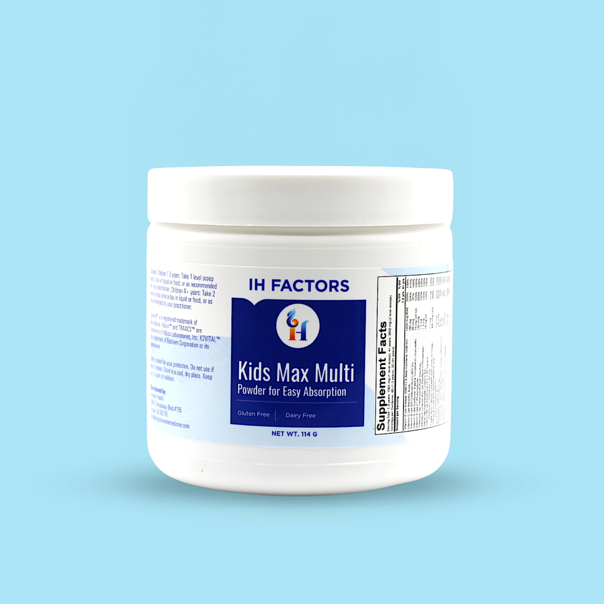 Kids Max Multi Plus Powder | IHFactors